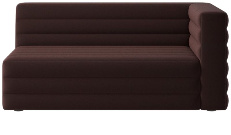 Strato Right Arm Sofa Luca Espresso + Reviews | CB2