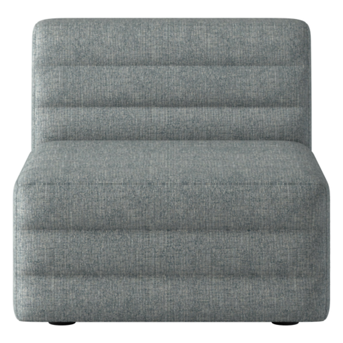 Strato Armless Chair Nomad Charcoal | CB2