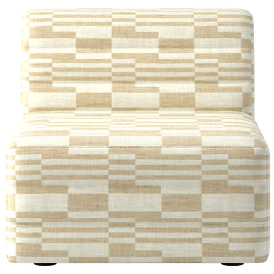 Strato Armless Chair Curious Linen | CB2