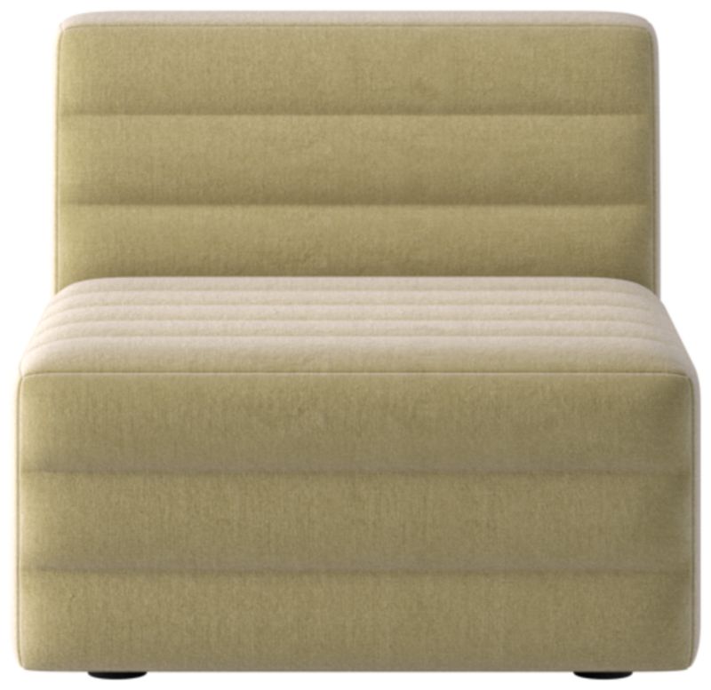 Strato Armless Chair Luca Camel | CB2