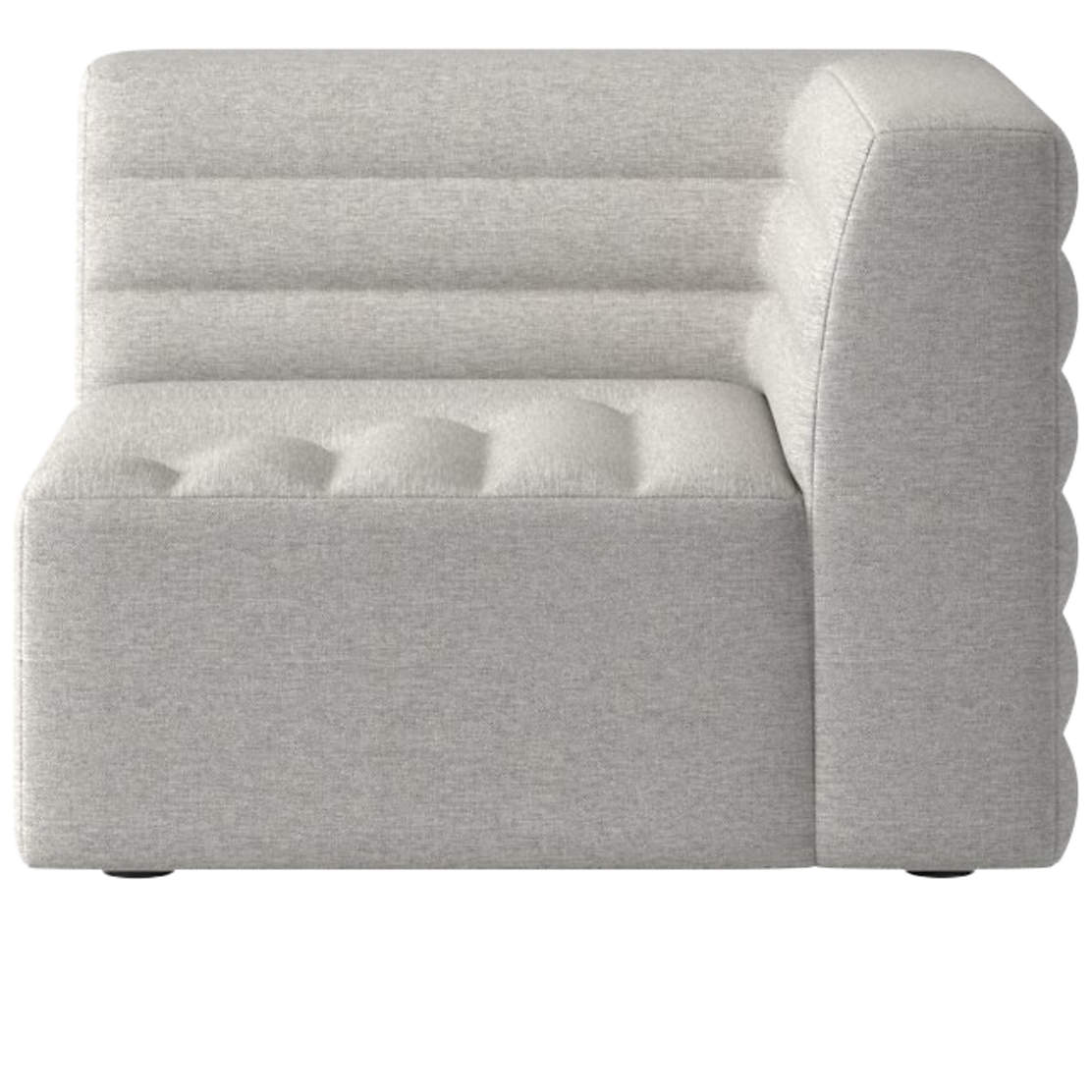 Strato Corner Chair Angel Pewter | CB2