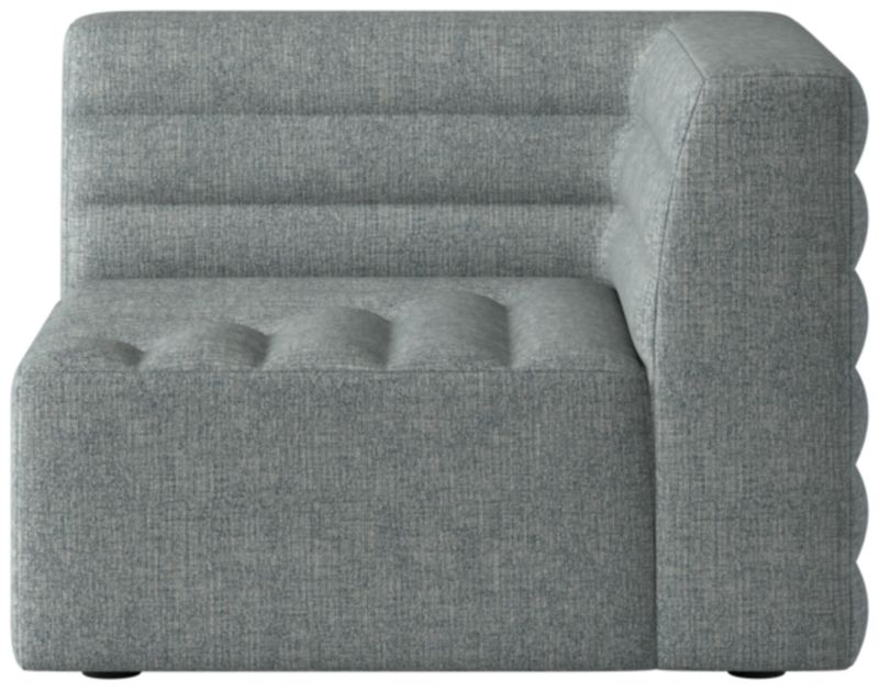 Strato Corner Chair Nomad Charcoal | CB2