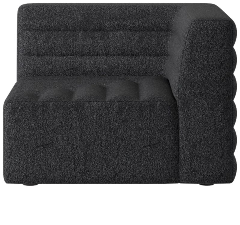 Strato Corner Chair Bloce Noir | CB2