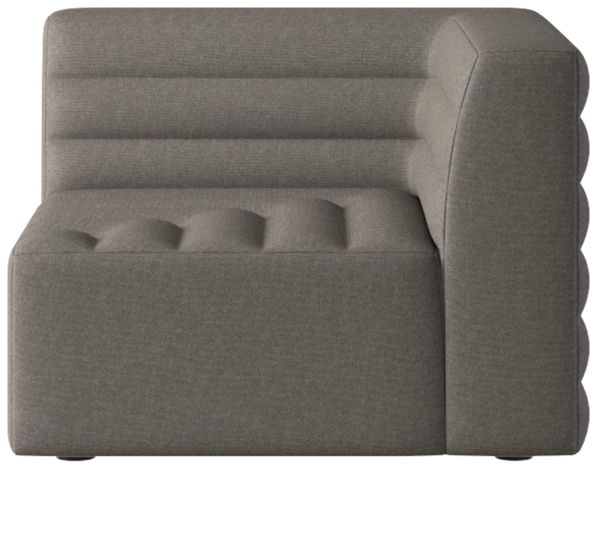 Strato Corner Chair Angel Pewter | CB2