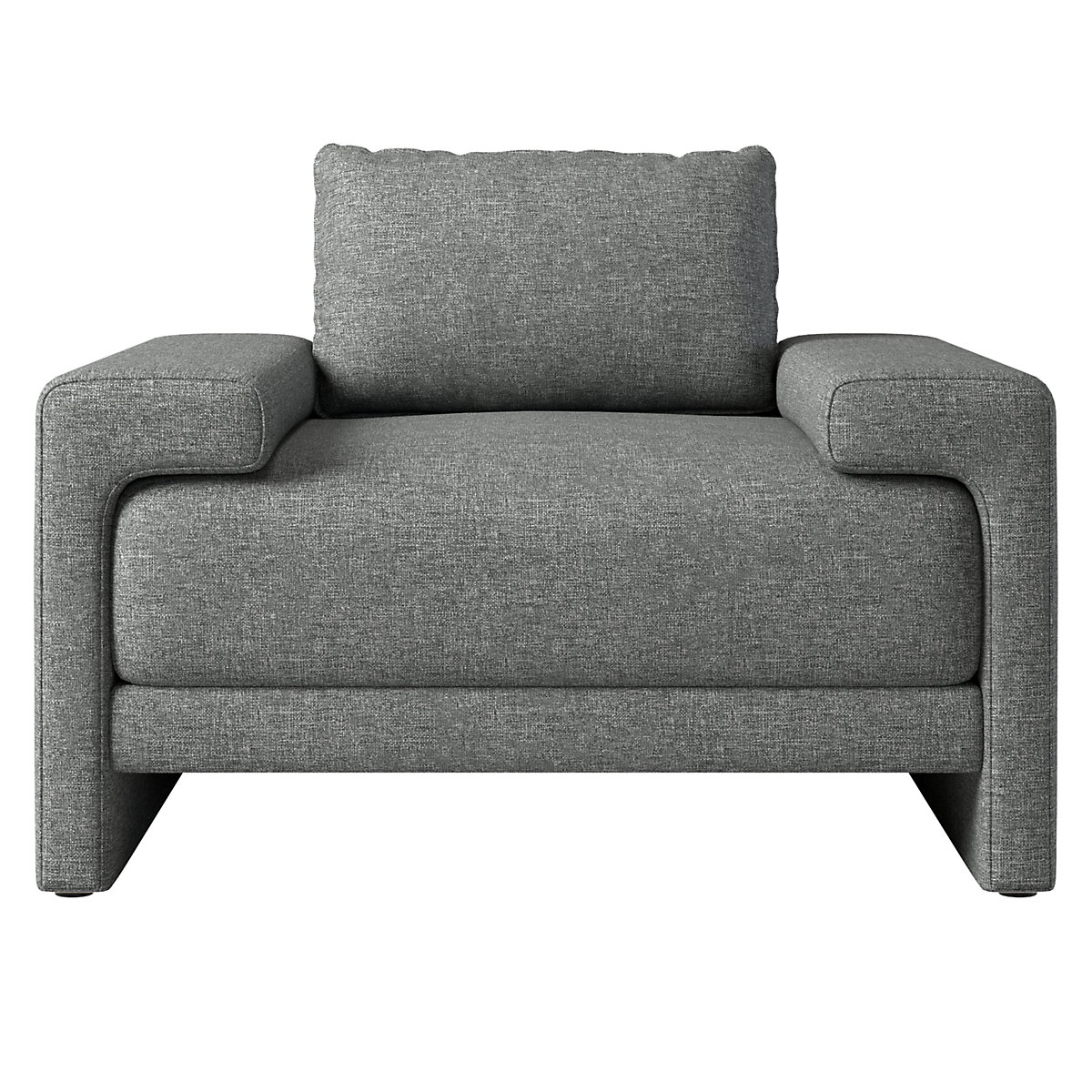 Camden Hatch Charcoal Chair + Reviews | CB2