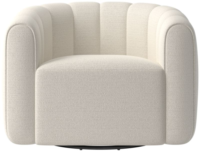 Fitz Swivel Chair Illecebrous Malt + Reviews | CB2