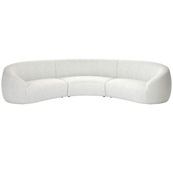 Roma 3-Piece Sectional Sofa Luca Russet by Ross Cassidy | CB2