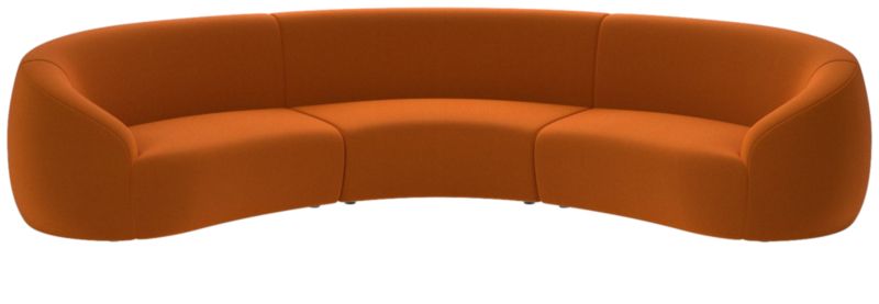 Roma 3-Piece Sectional Sofa Luca Russet by Ross Cassidy | CB2