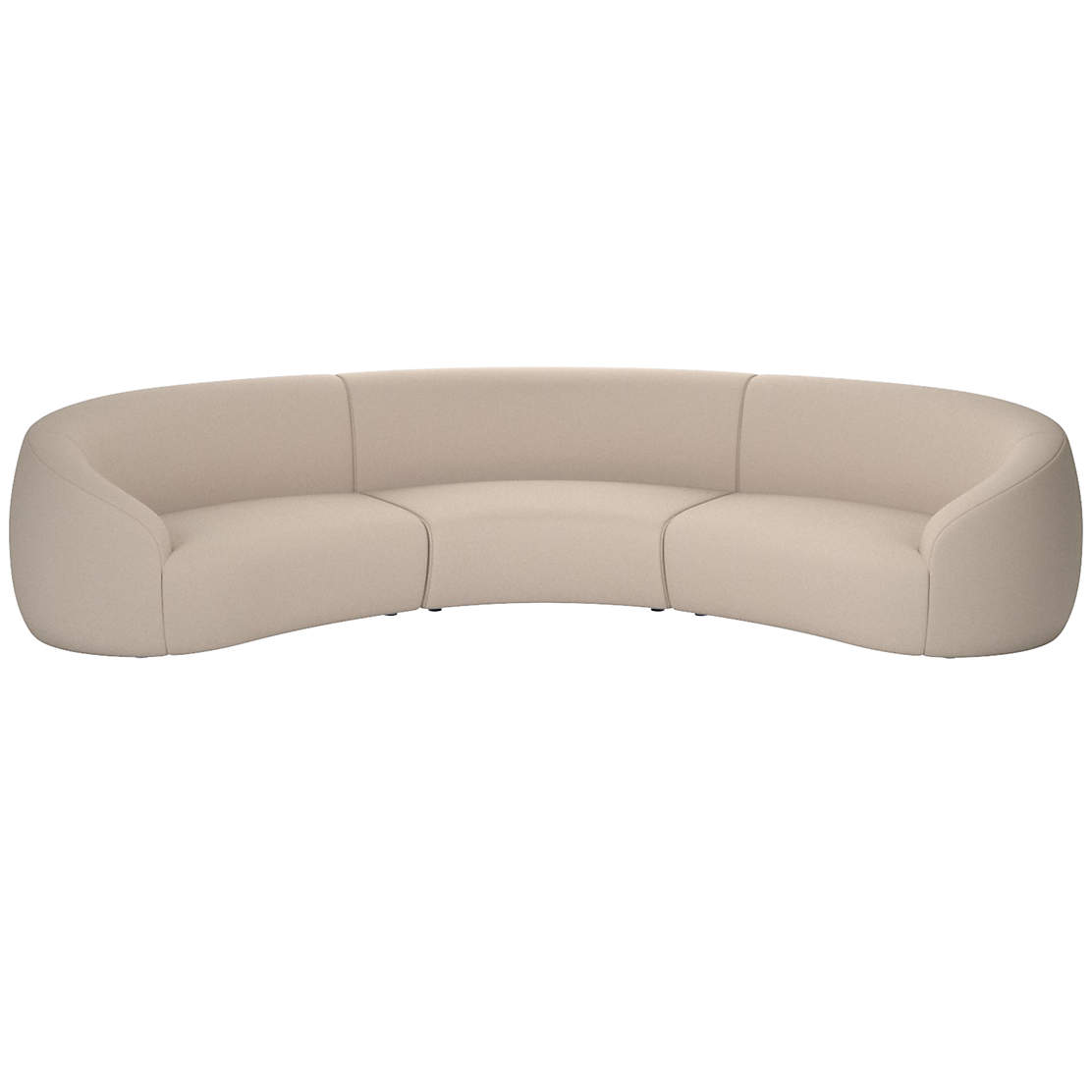 Roma 3-Piece Sectional Sofa Luca Russet by Ross Cassidy | CB2