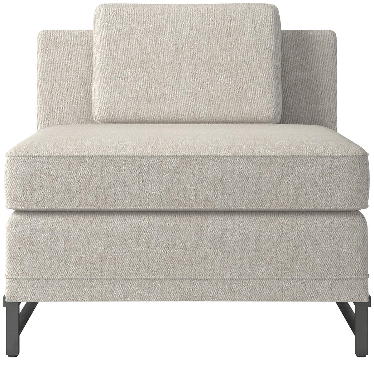 Metric Armless Chair Deauville Dune | CB2