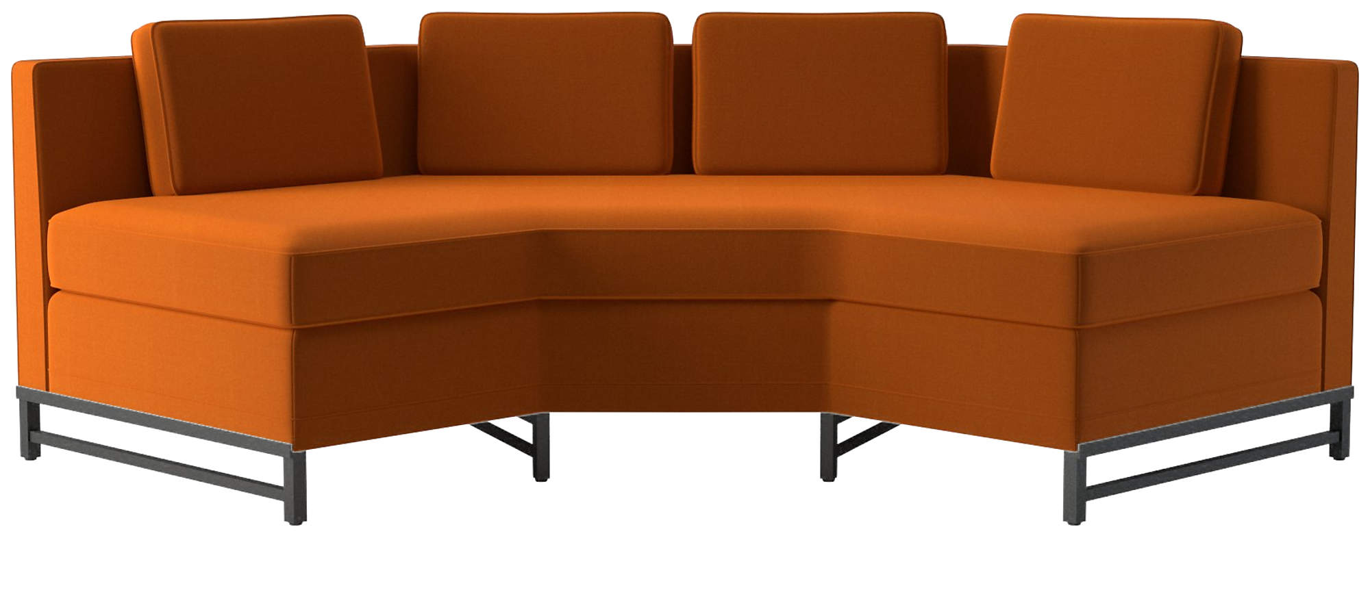 Metric Quarter Octagon Corner Sofa Model 8017 Luca Russet by Paul ...