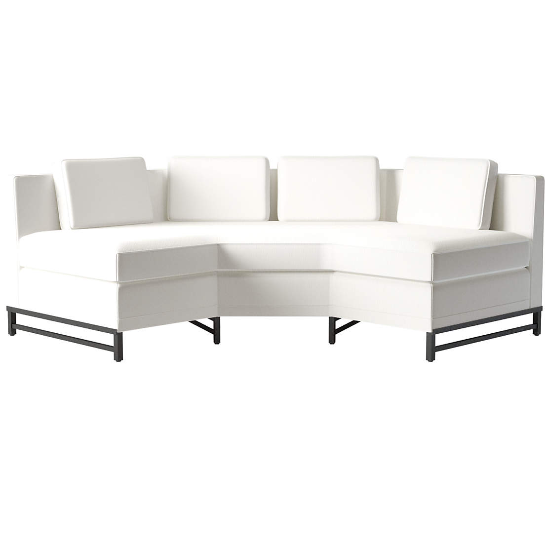 Metric Quarter Octagon Corner Sofa Model 8017 Dale Blush | CB2