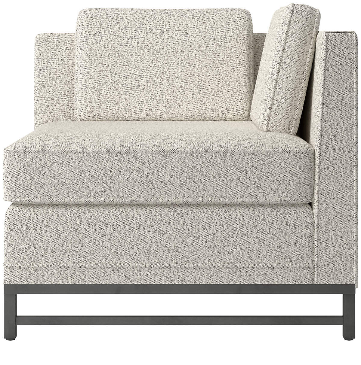 Metric Corner Chair Bloce Grey by Paul McCobb + Reviews | CB2