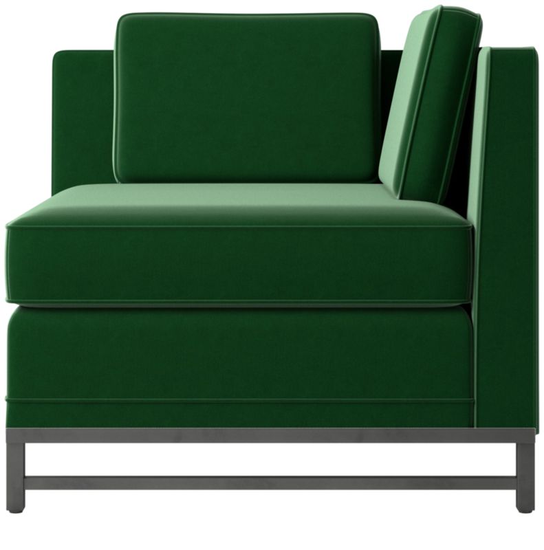 Metric Corner Chair Luca Emerald by Paul McCobb + Reviews | CB2