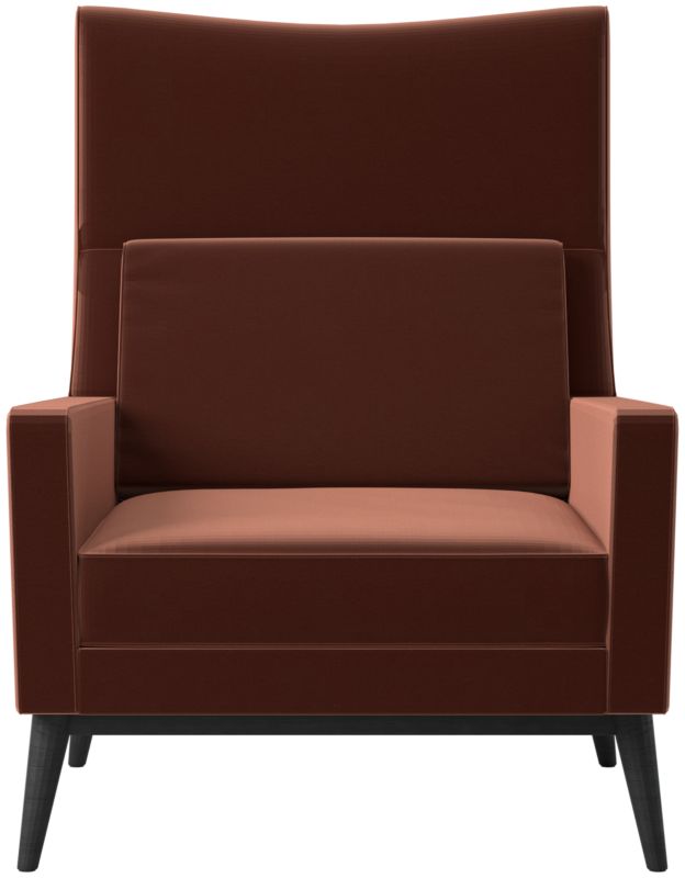 Embassy Bronze Brown Velvet Lounge Chair Model 314 by Paul McCobb ...
