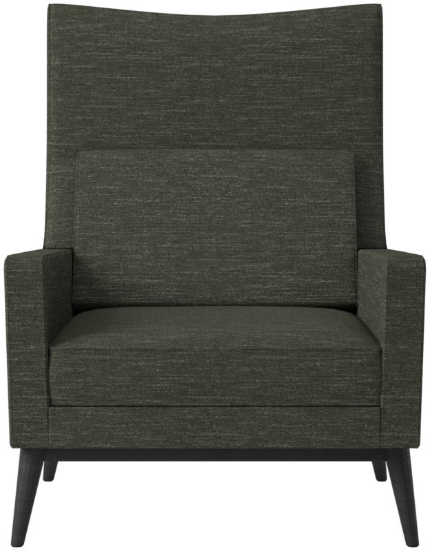 Embassy Lounge Chair Curious Evergreen | CB2 Canada