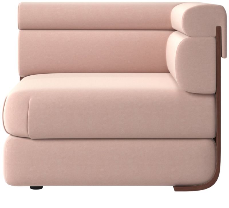Imbu Corner Chair Dale Blush by Kravitz Design + Reviews | CB2