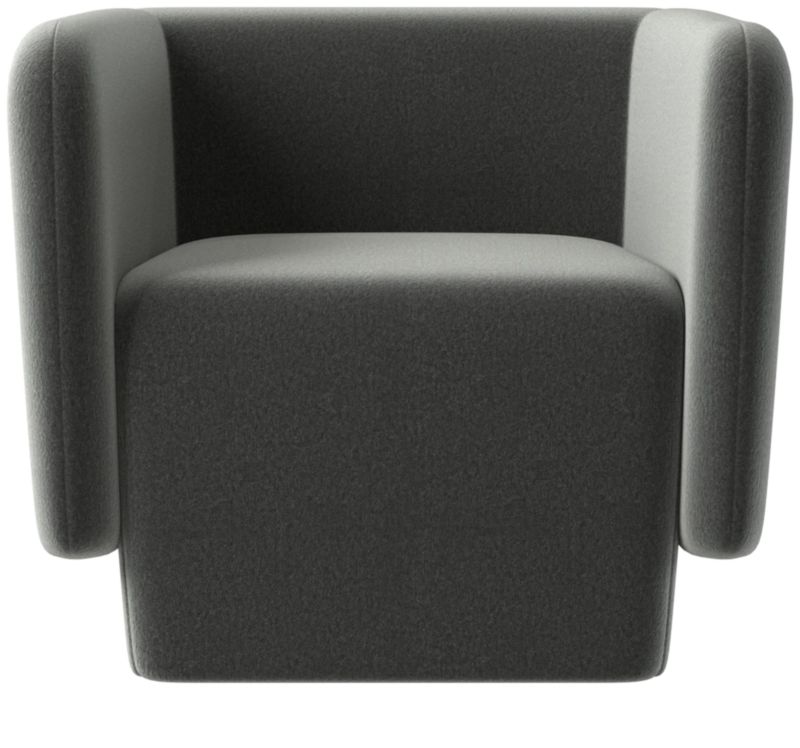 Escapade Lounge Chair Dale Dark Grey by Kravitz Design | CB2