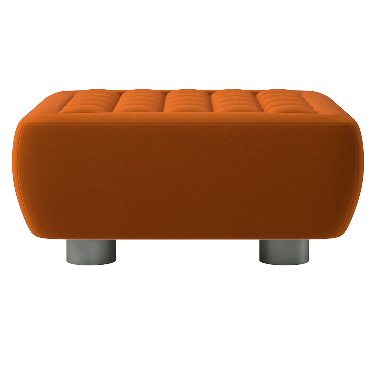 Fells Large Tufted Ottoman Luca Russet by Kravitz Design | CB2