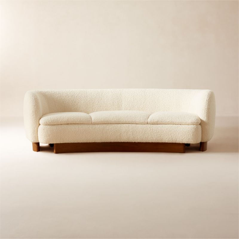 Cb2 boucle sofa store