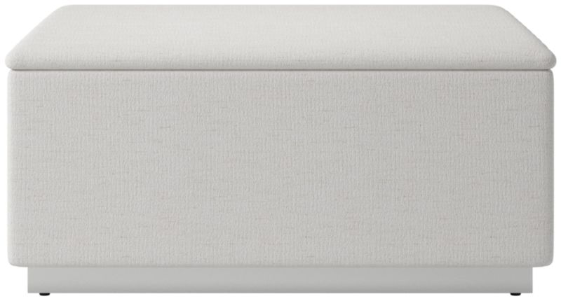 Salon Ottoman Curious Linen | CB2