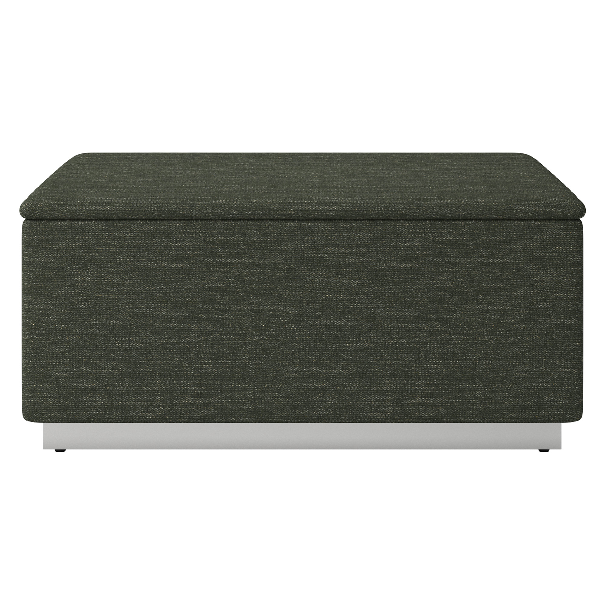 Salon Ottoman Curious Evergreen | CB2