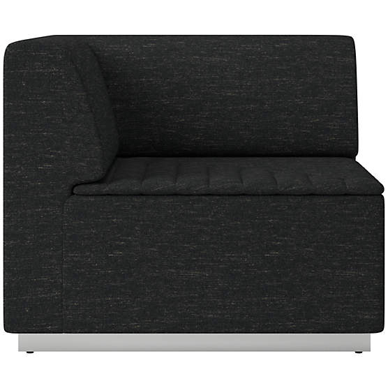 Salon Corner Chair Nomad Charcoal | CB2