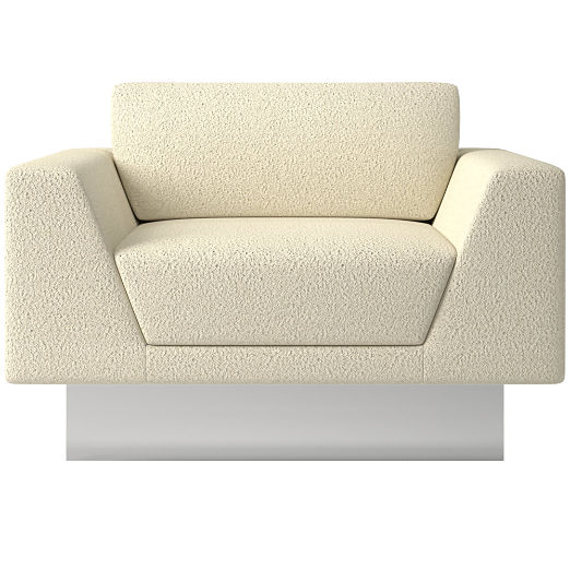 Bloce Fabric in Cream Custom Furniture | CB2 Canada