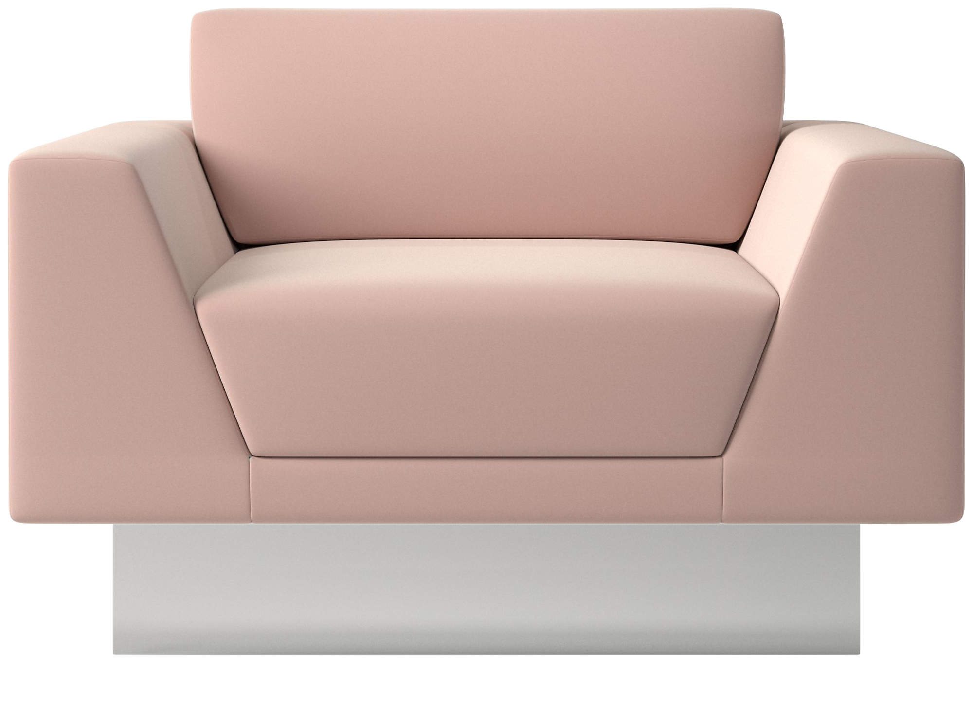Noor Blush Dale Lounge Chair | CB2