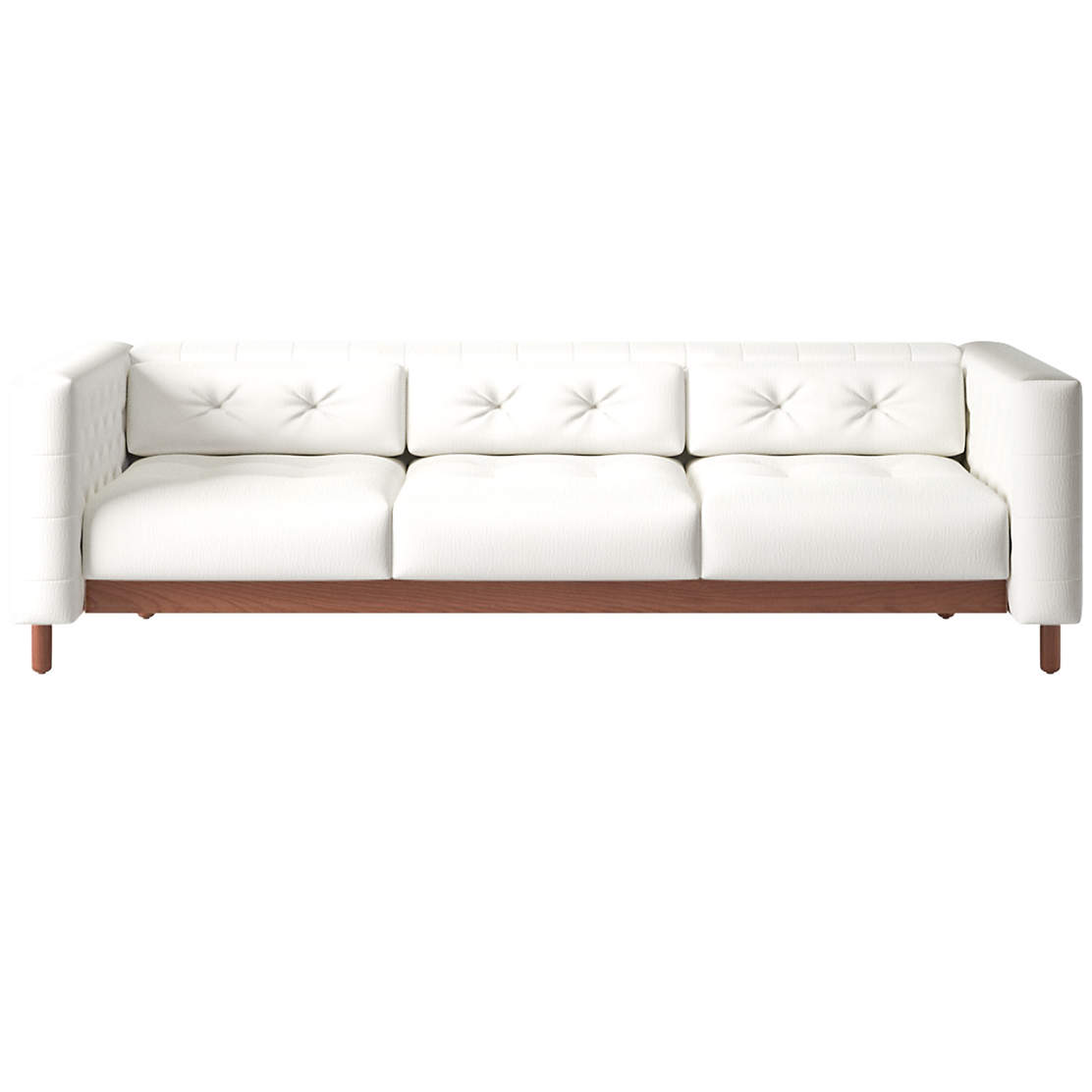 Marconi 3-Seater Tufted Sofa Luca Emerald | CB2
