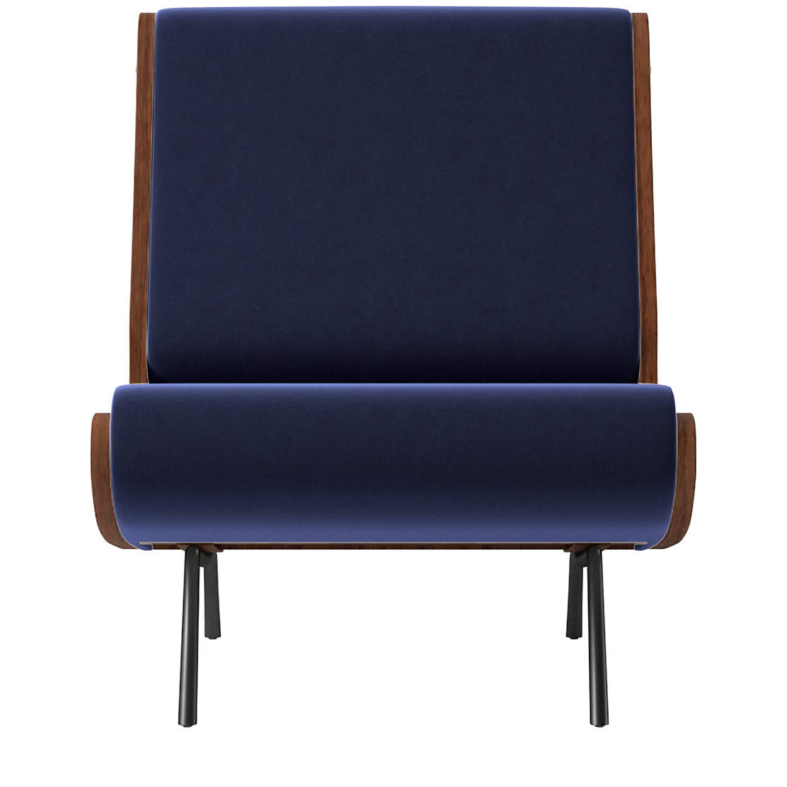 Meda Armless Lounge Chair Luca Emerald | CB2