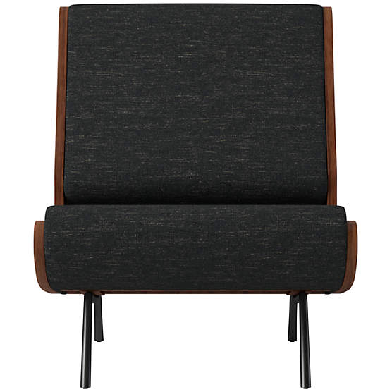 Meda Armless Lounge Chair Curious Eclipse by Gianfranco Frattini | CB2