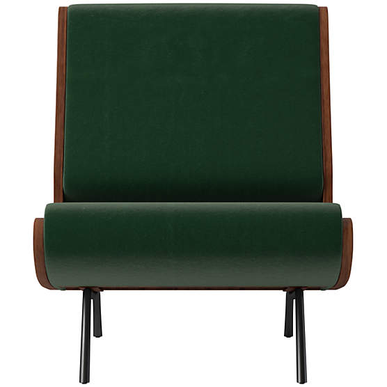 Meda Armless Lounge Chair Curious Eclipse by Gianfranco Frattini | CB2