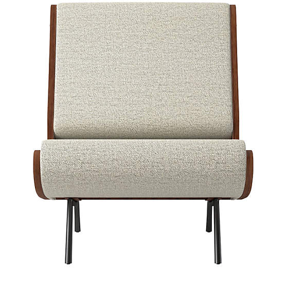 Meda Armless Lounge Chair Luca Emerald | CB2