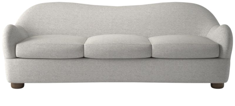 Bacio Sofa Hatch Platinum by Ross Cassidy + Reviews | CB2