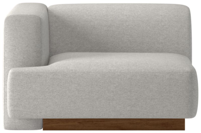 Terrain Left Arm Chair Hatch Platinum | CB2