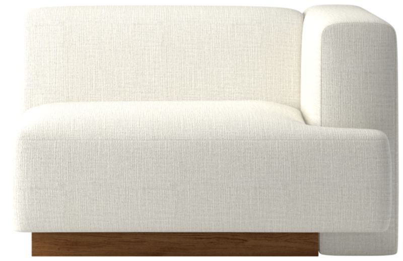 Terrain Right Arm Chair Lindy Snow | CB2