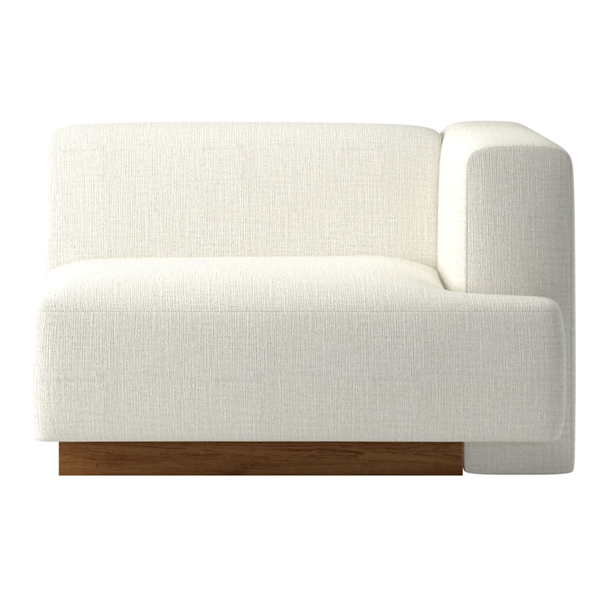 Terrain Right Arm Chair Lindy Snow | CB2