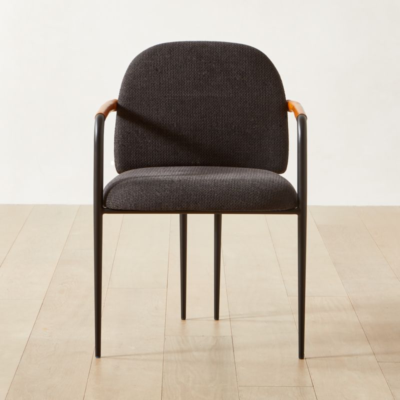 Charcoal wood dining chairs store