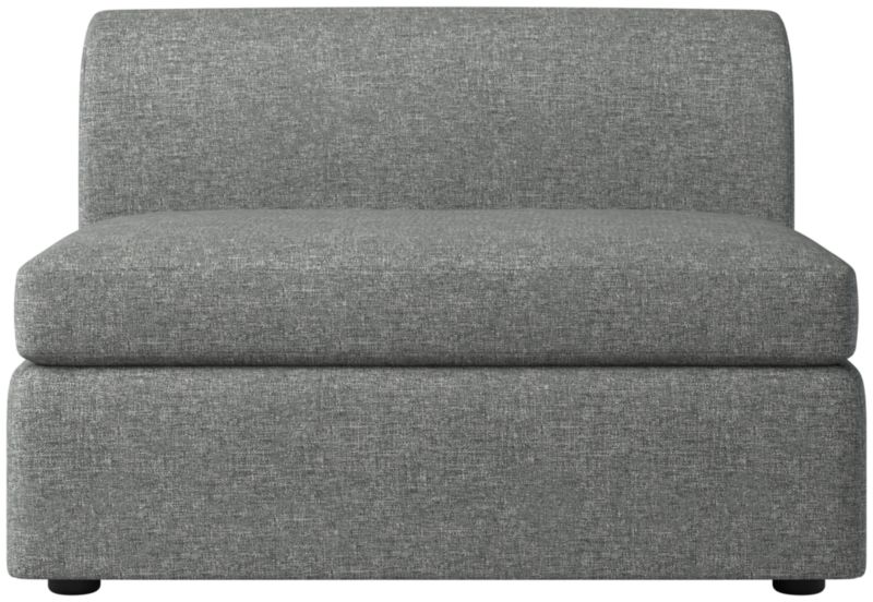 Chale Armless Chair Hatch Charcoal | CB2