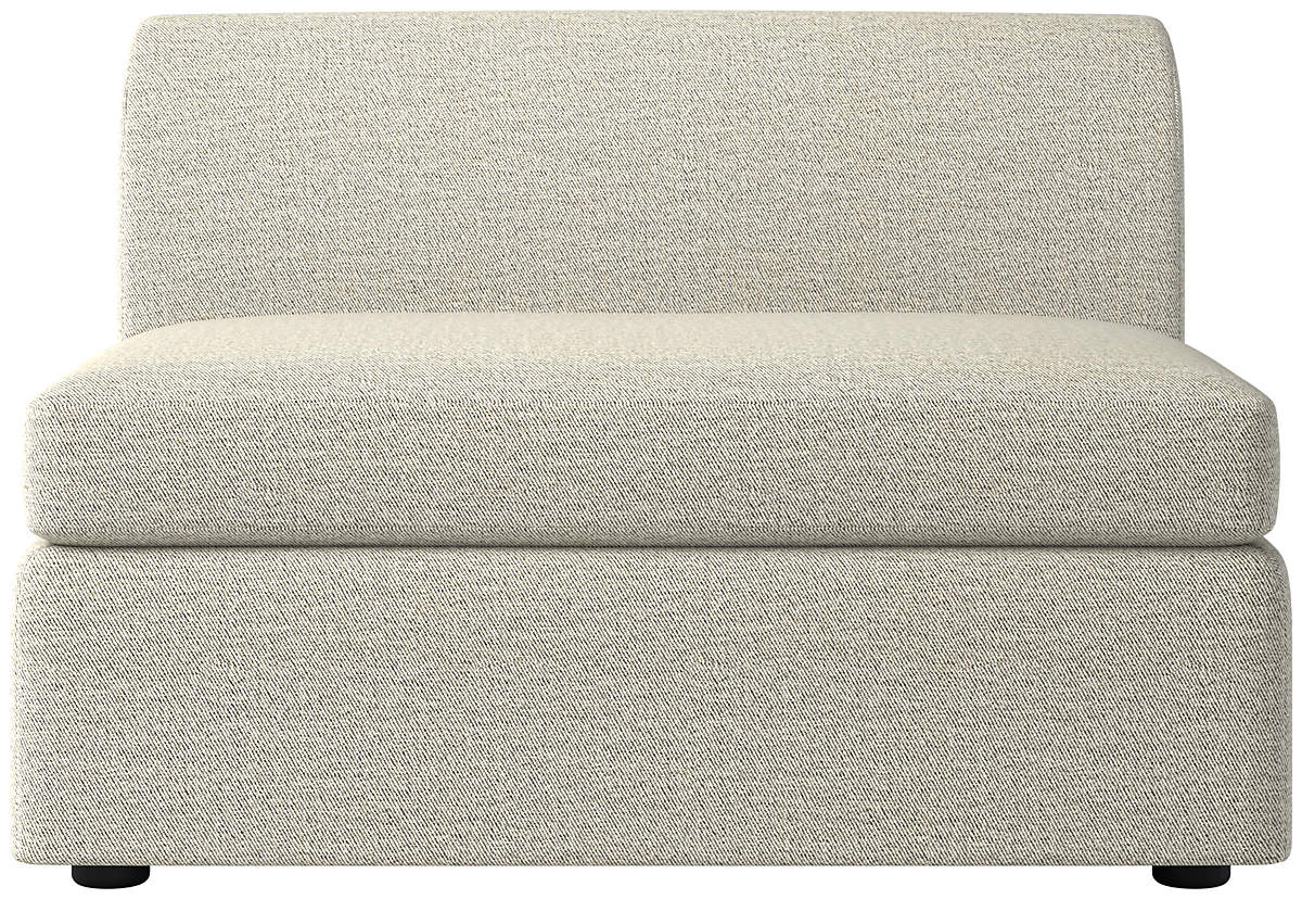 Chale Armless Chair Deauville Stone | CB2