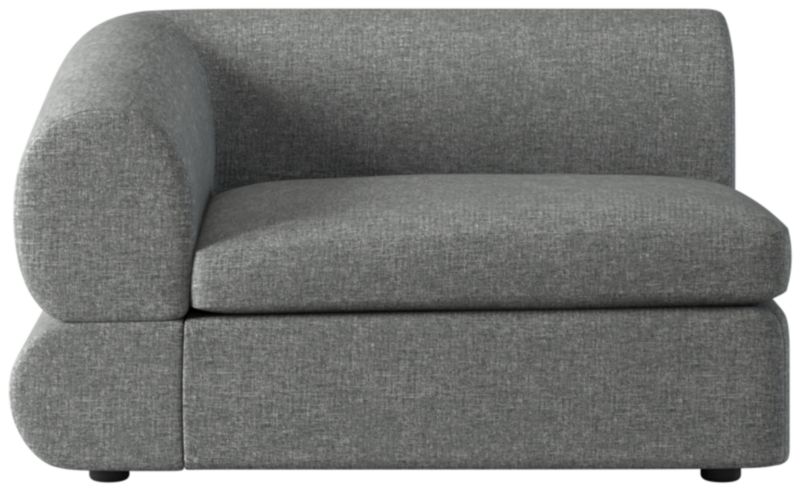 Chale Chair with Left Arm Hatch Charcoal | CB2