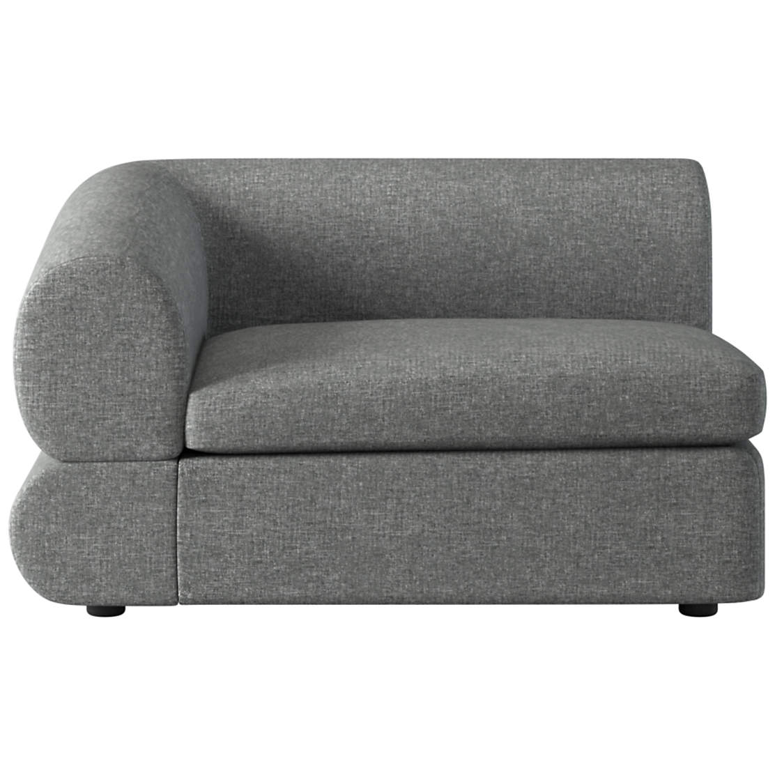 Chale Chair with Left Arm Luca Espresso | CB2