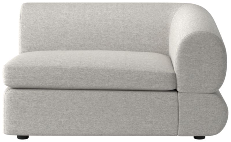 Chale Chair with Right Arm Hatch Platinum + Reviews | CB2