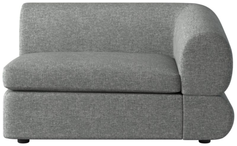 Chale Chair with Right Arm Hatch Charcoal + Reviews | CB2