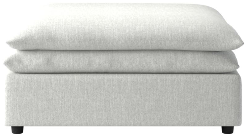 Mattea Ottoman Elliot Dove | CB2
