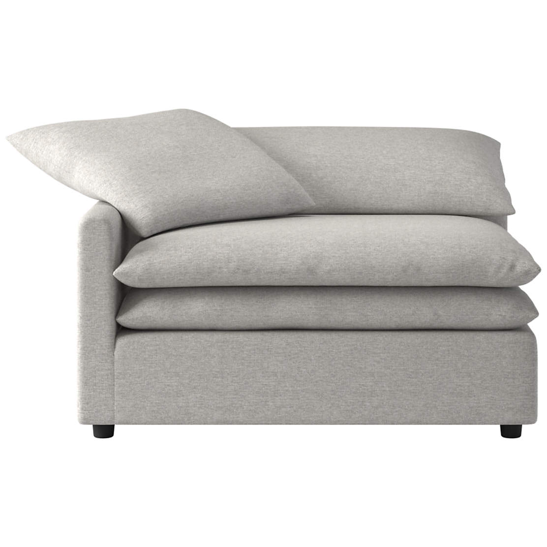 Mattea Left Arm Chair Bloce Cream | CB2