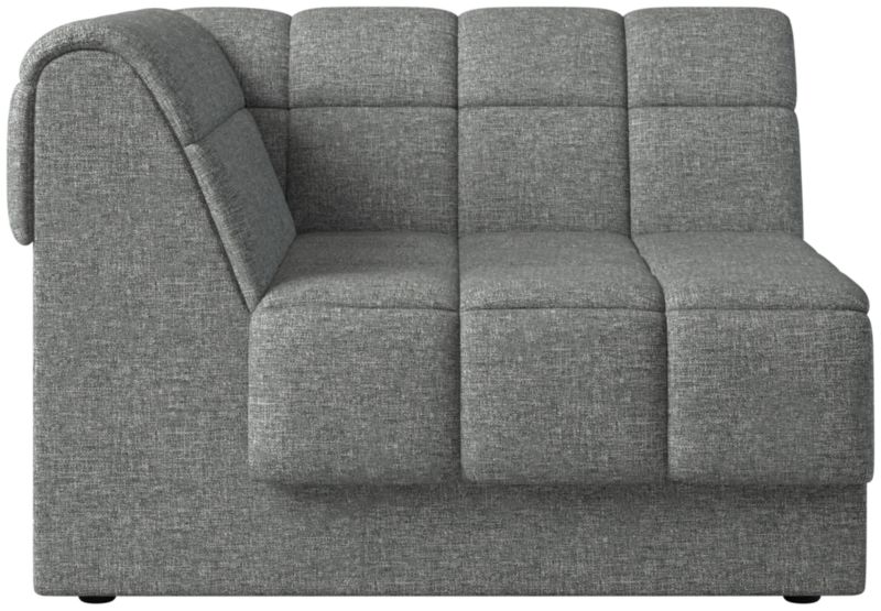 Pezzo Chair with Left Arm Hatch Charcoal | CB2
