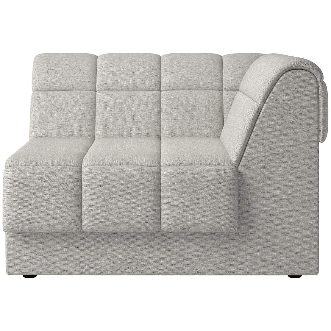 Pezzo Chair with Right Arm Bloce Noir | CB2