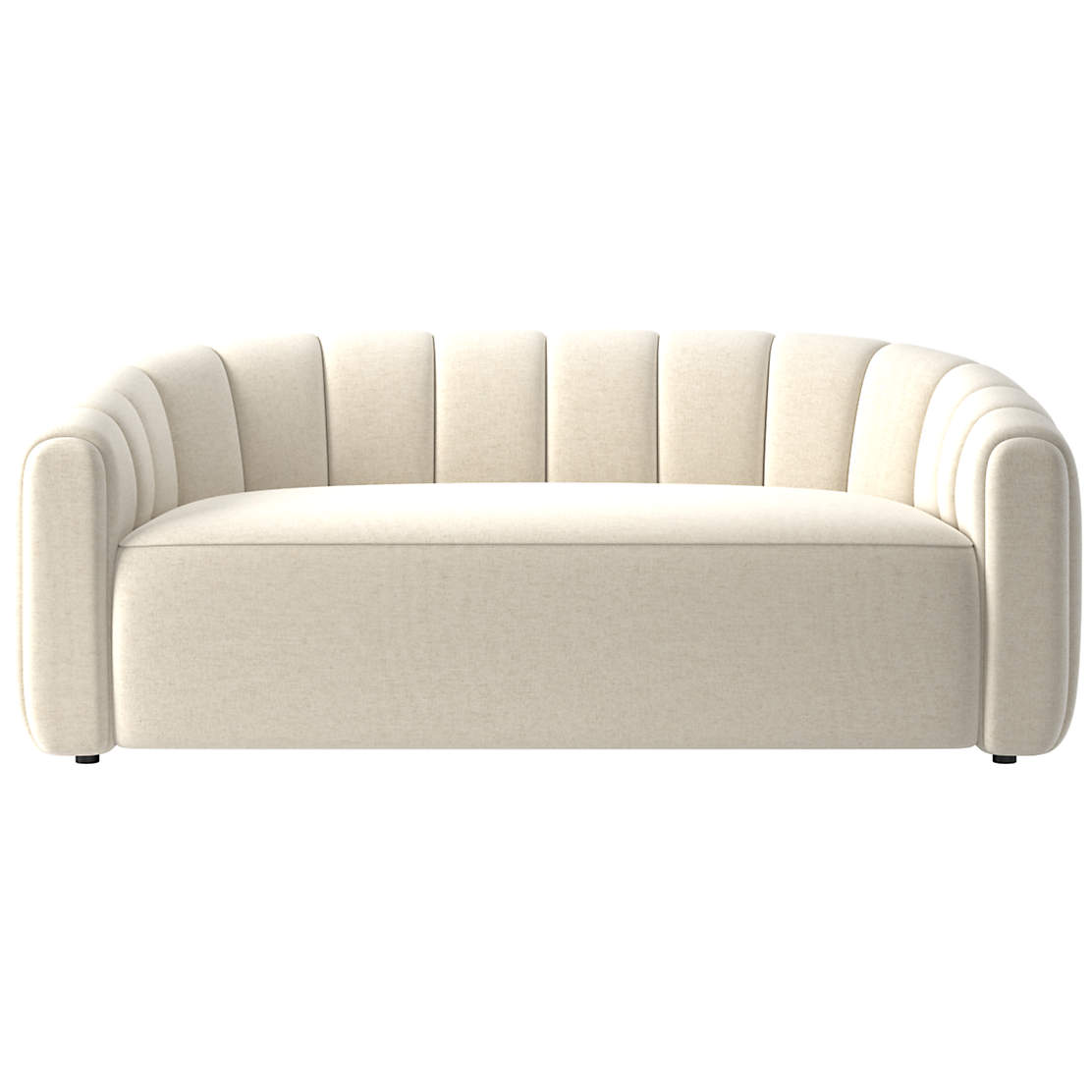 Fitz Loveseat Luca Bone + Reviews | CB2